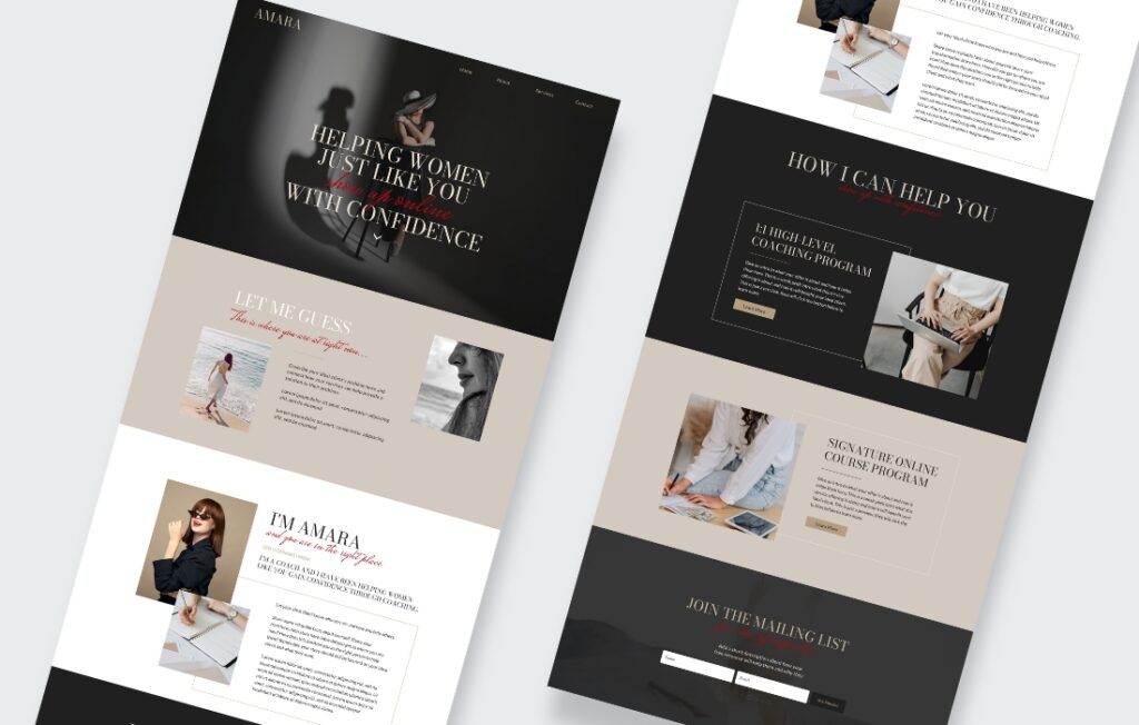 9 Sections Your Website Home Page Must Have + Canva Website Template